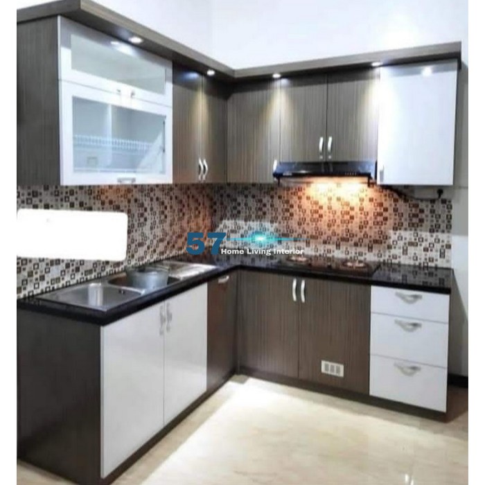 Jual Lemari Dapur Bahan Multiplek HPL - Kitchen Set Bahan Plywood HPL ...