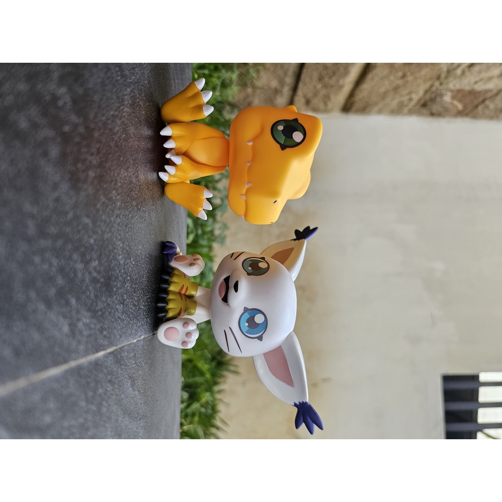 Jual ACtion figure Digimon Agumon Tailmon mainan anak koleksi hiasan ...