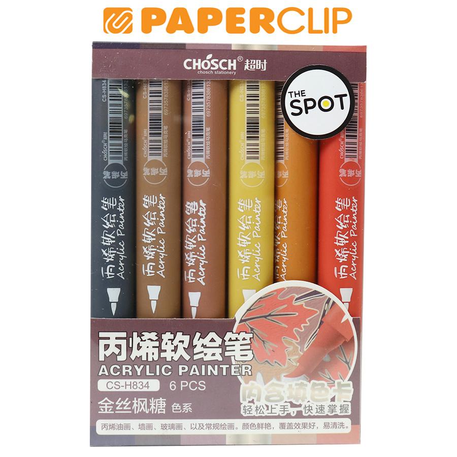 Jual ACRYLIC PAINTER CHOSCH PEN SET 6C (FR) | Shopee Indonesia