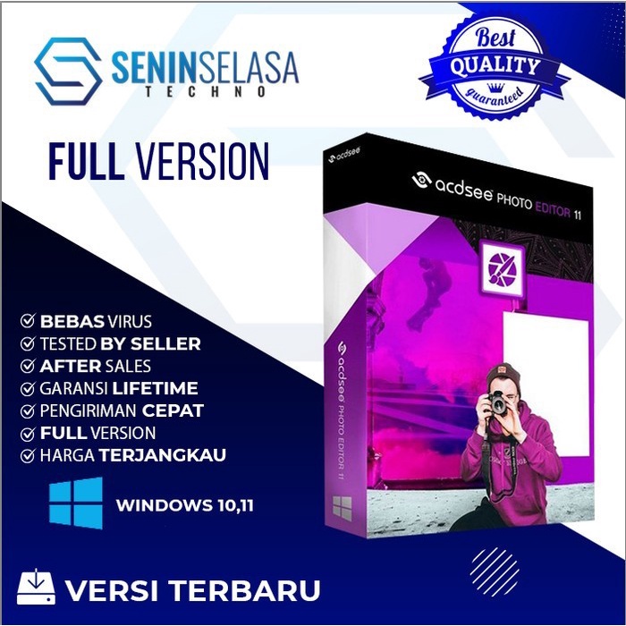 Jual Software Edit Foto: ACDSee Photo Editor 11.1 [WIN] | Shopee Indonesia