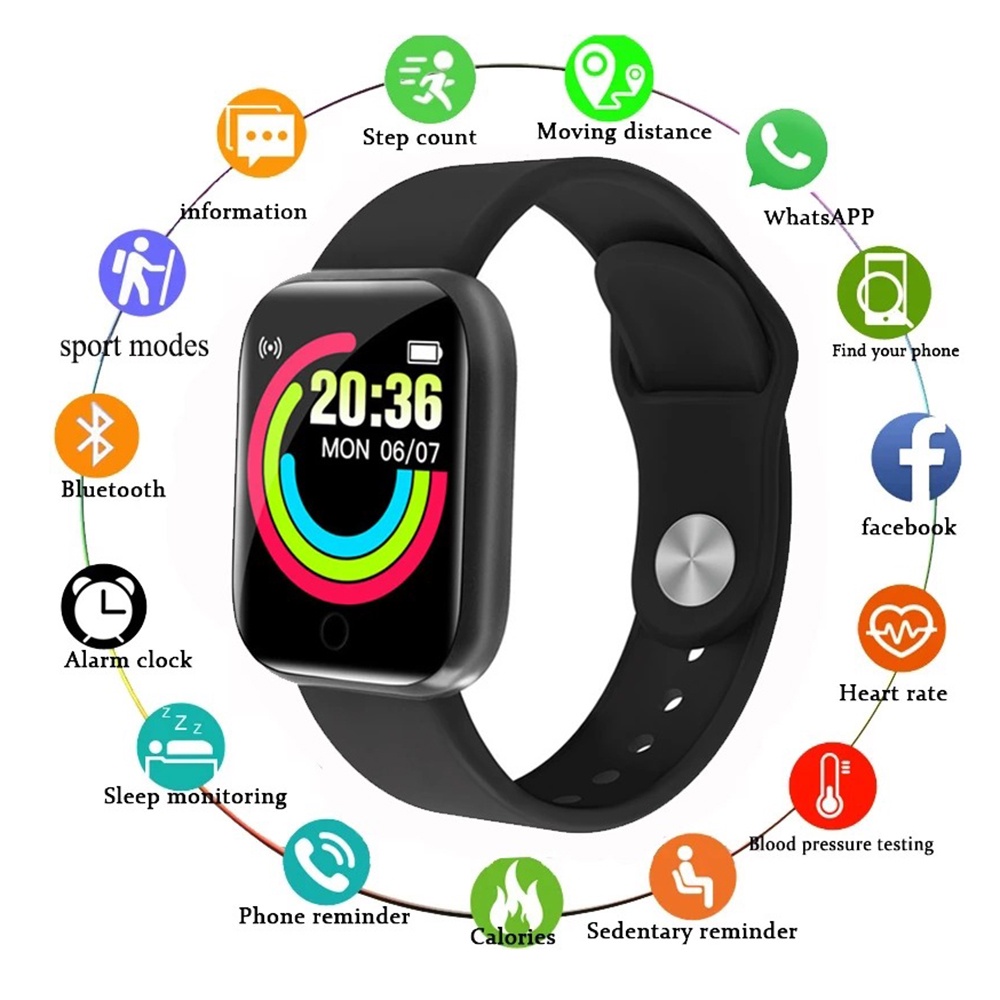 Jual Watch - Smart Bracelet Watch Band Fitness Tracker | Shopee Indonesia