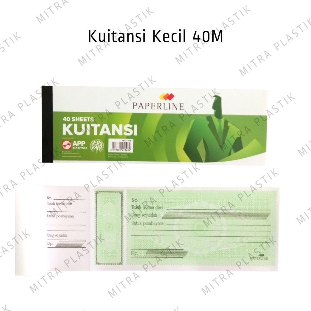 Jual Kertas Kuitansi 40M Paperline Buku Kwitansi Kecil 40 Lembar | Shopee Indonesia