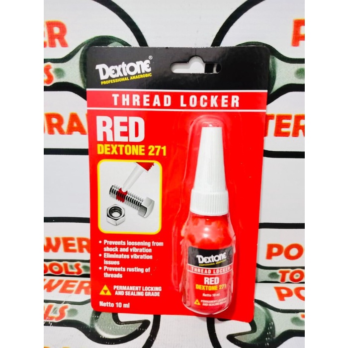 Jual Lem Thread Lock 271 DEXTONE Lem Baut / Baud / Thread Locker ...