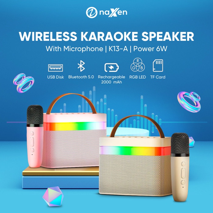 Jual Speaker Bluetooth Karaoke Plus Mic Portable Mini K11 / K13-A Extra ...