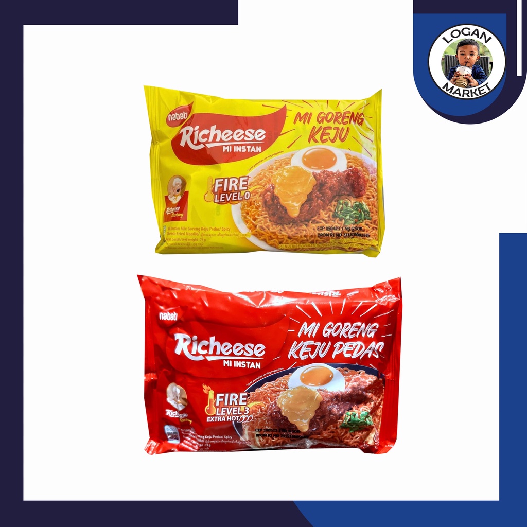 Jual Nabati Richeese Mie Ramen Instan Instant Keju Pedas Fire Goreng ...