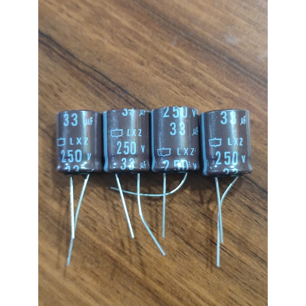 Jual Kapasitor ELCO Capacitor ELCO 33uf 250v / 33 uf 250 v / 33uf/50v Elko 33uF 250V | Shopee ...