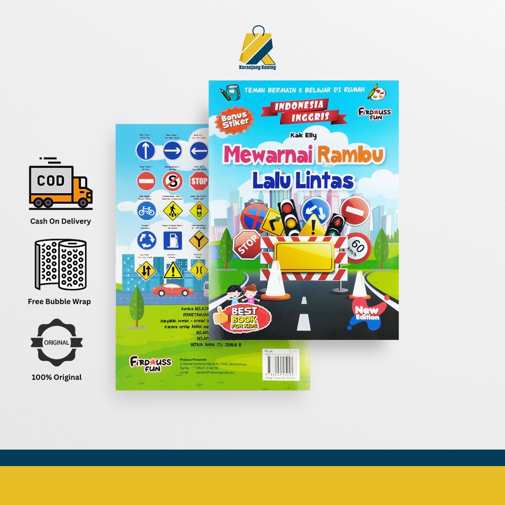 Jual Buku Aktivitas Mewarnai Rambu Lalu Lintas Anak Tk Paud | Shopee ...