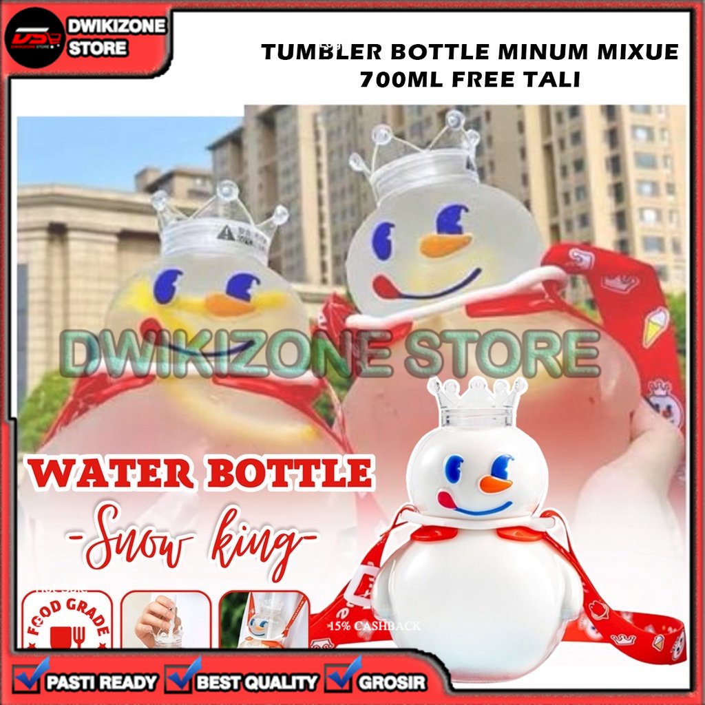 Jual [100% ORIGINAL] BOTOL MINUM TUMBLR MIXUE VIRAL 700ML 700 ML FREE ...