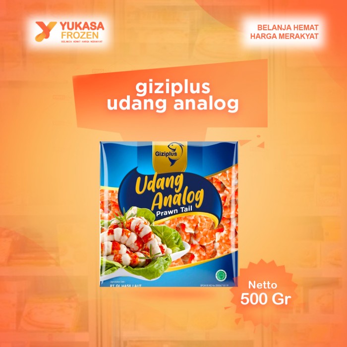 Jual Gizi Plus Udang Analog 500gr | Shopee Indonesia
