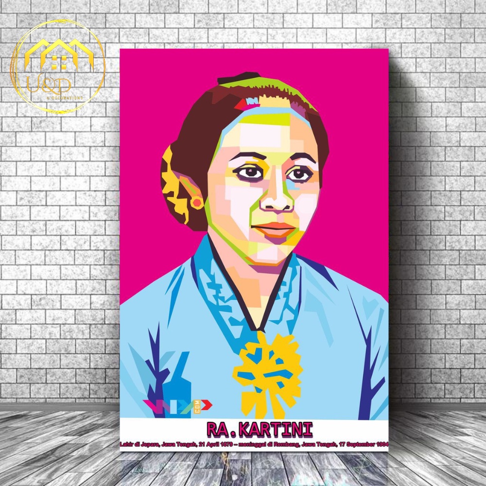 Jual POSTER KAYU RA KARTINI - POSTER RA KARTINI - POSTER PAHLAWAN ...