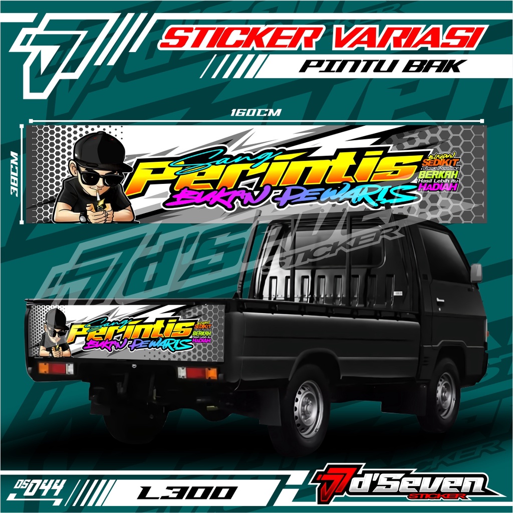 Jual Stiker Decal Variasi Pintu Bak Belakang SANG PERINTIS All Pick Up ...