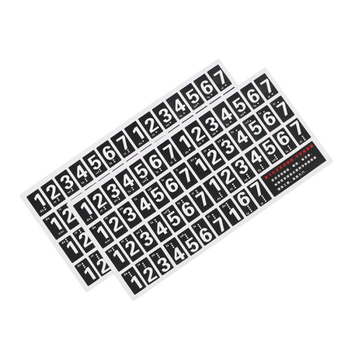 Jual Set Stiker Label Tangga Nada / Chord untuk Tuts Piano / Keyboard ...
