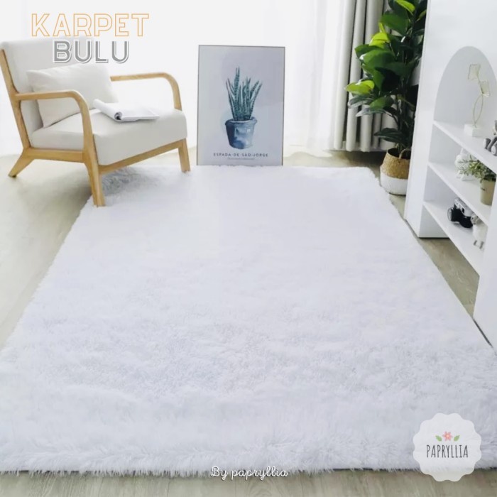 Jual Karpet Bulu Rasfur Karpet Lantai Kasur Bulu ukuran 100x150cm ...