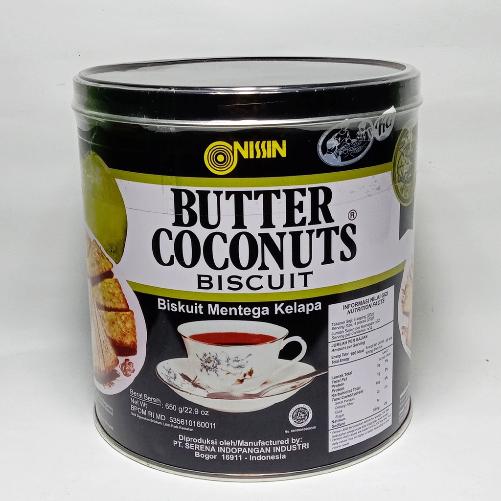 Jual NISSIN BUTTER COCONUT KALENG - BISKUIT KELAPA NISSIN | Shopee ...