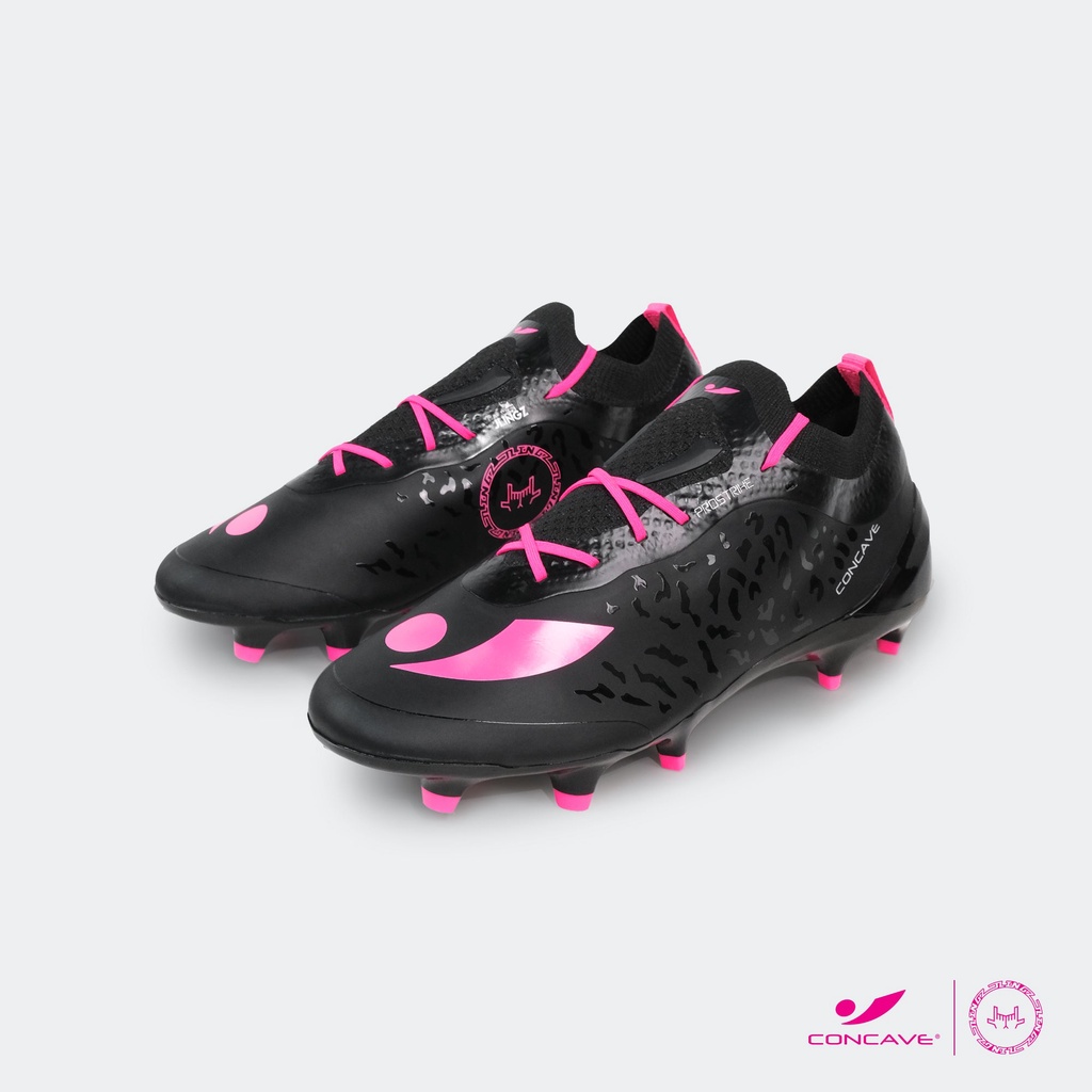 Jual Concave x JLingz Sepatu Bola - Volt Prostrike FG - Black/Pink ...
