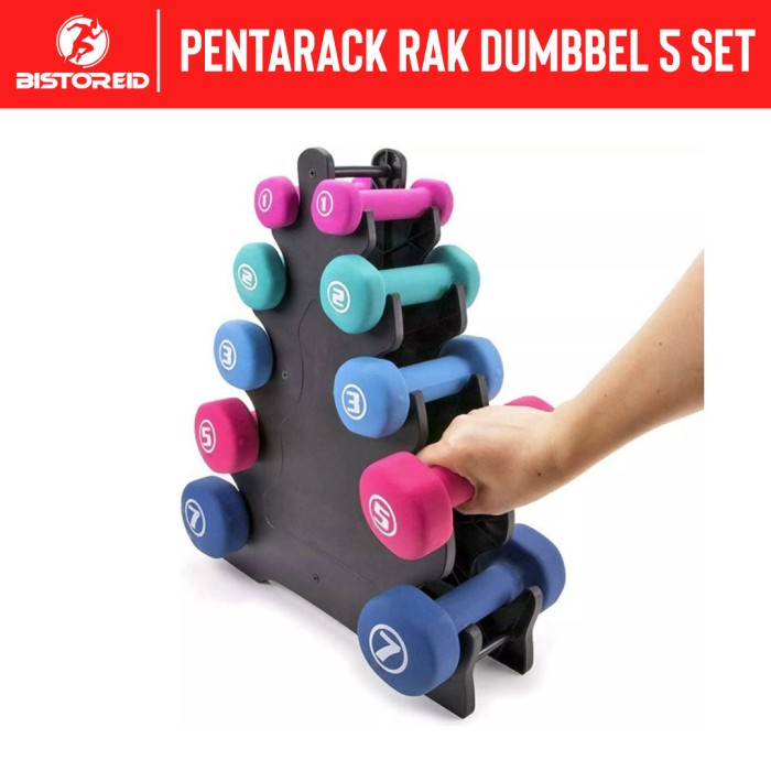 Jual PENTARACK RAK DUMBEL DUMBBELL RACK 5 SET | Shopee Indonesia