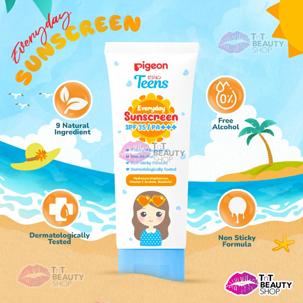 Jual Pigeon Teens Everyday Sunscreen SPF35 PA+++ 30ml - TnT Beauty Shop ...