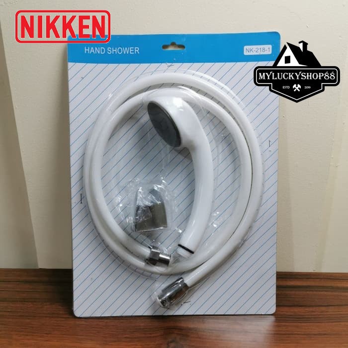 Jual Hand Shower White Nikken - Shower Kamar Mandi Set Selang dan ...