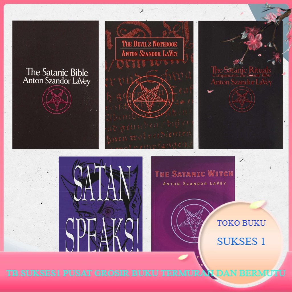 Jual (Eng) Anton Szandor Lavey Books Collection (The Satanic Bible ...