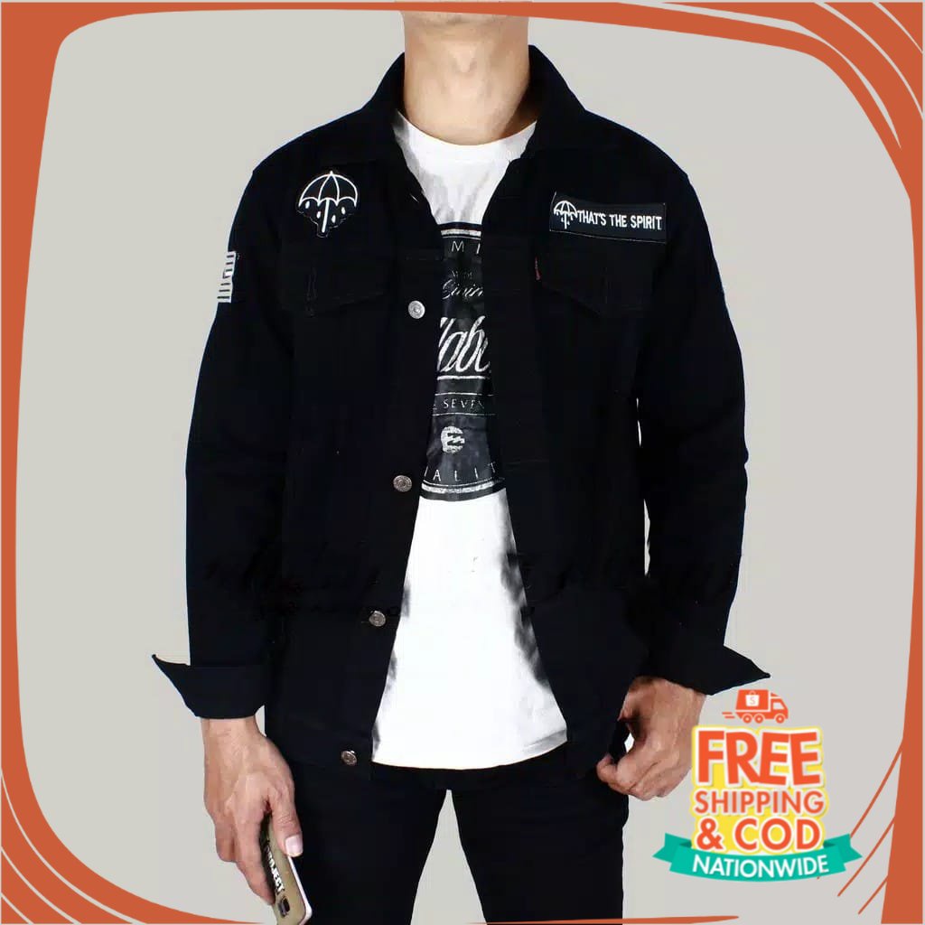 Jual JAKET VINTAGE OOTD FESTIVAL REMAJA/ Jaket Jeans Pria Bordir ...