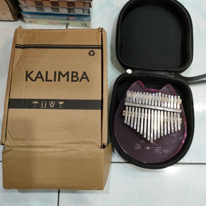 Jual kalimba Piano jari 17 keys Kimi pink cat | Shopee Indonesia