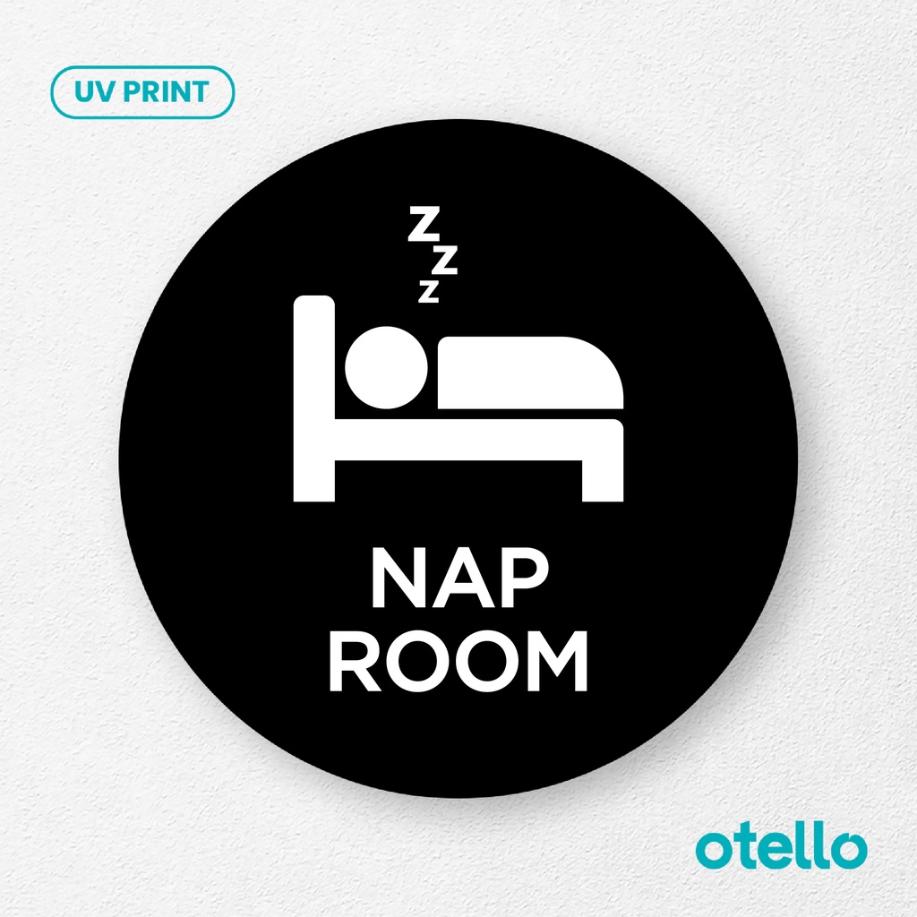 Jual Nap Room Signage Board Akrilik Tempel Dinding Papan Acrylic Sign ...