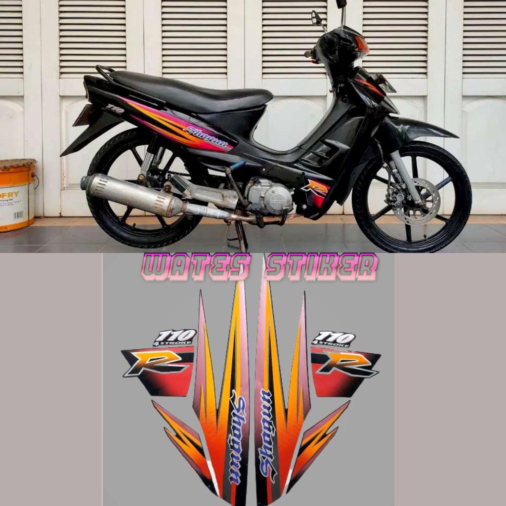 Jual Striping Decal Polet Sticker suzuki shogun kebo 110 r 1997 1998 ...