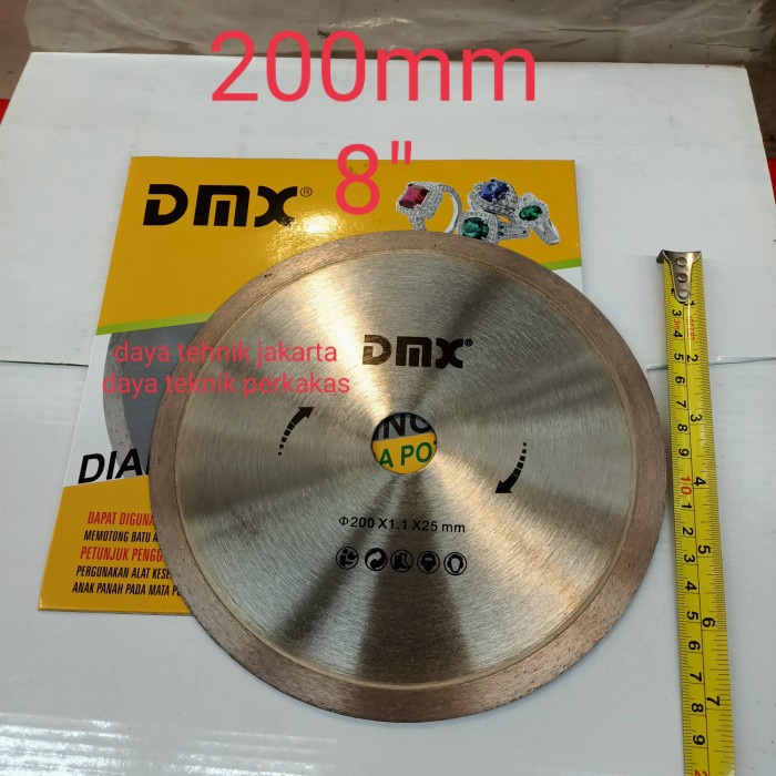 Jual Dmx 8" pisau potong batu akik - diamond cutting wheel stone tipis ...