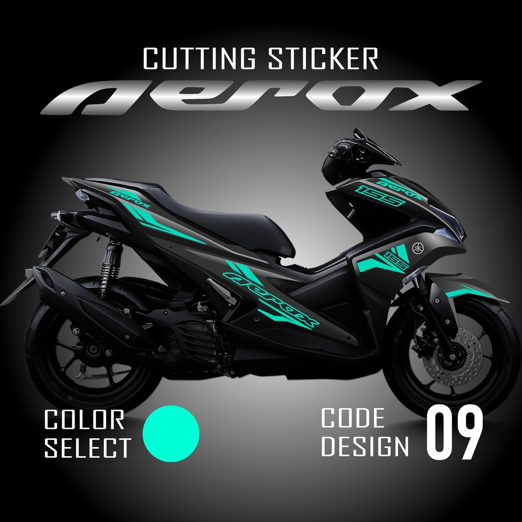 Jual Stiker Cutting AEROX 155 VVA - Sticker Striping Lis Timbul Variasi ...
