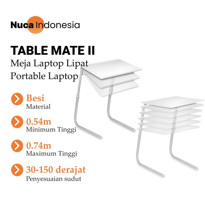 Jual Meja Laptop Lipat Portable Laptop Table Mate II | Shopee Indonesia