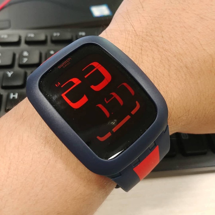 Jual Original 100%!! SWATCH SURN101D Touch Screen Garansi Resmi 2 Tahun ...