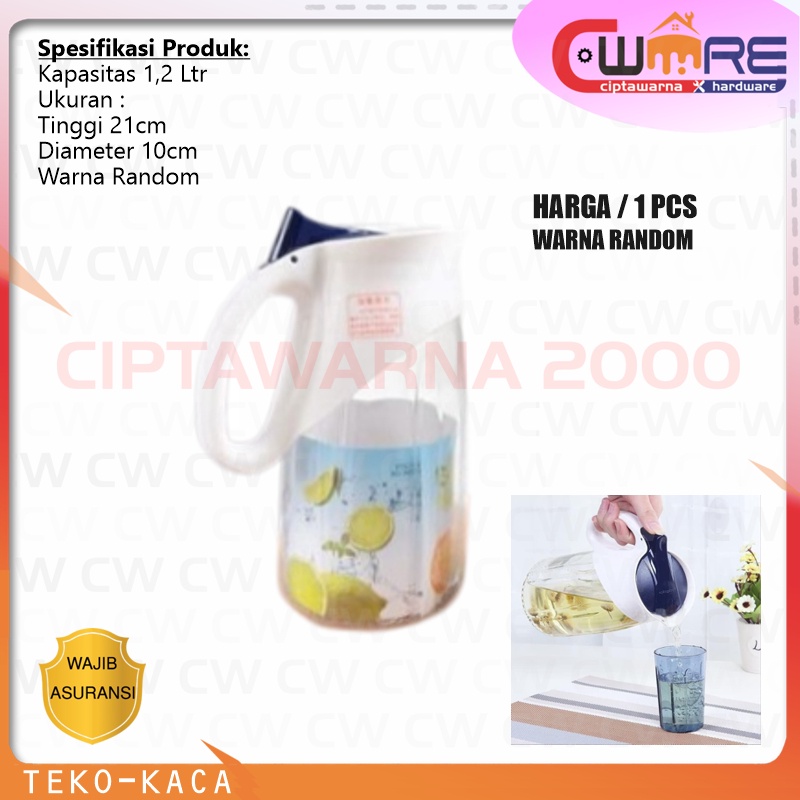 Jual Tempat Minum Air Teh Kopi Teko Kaca Botol Tea pitcher | Shopee ...