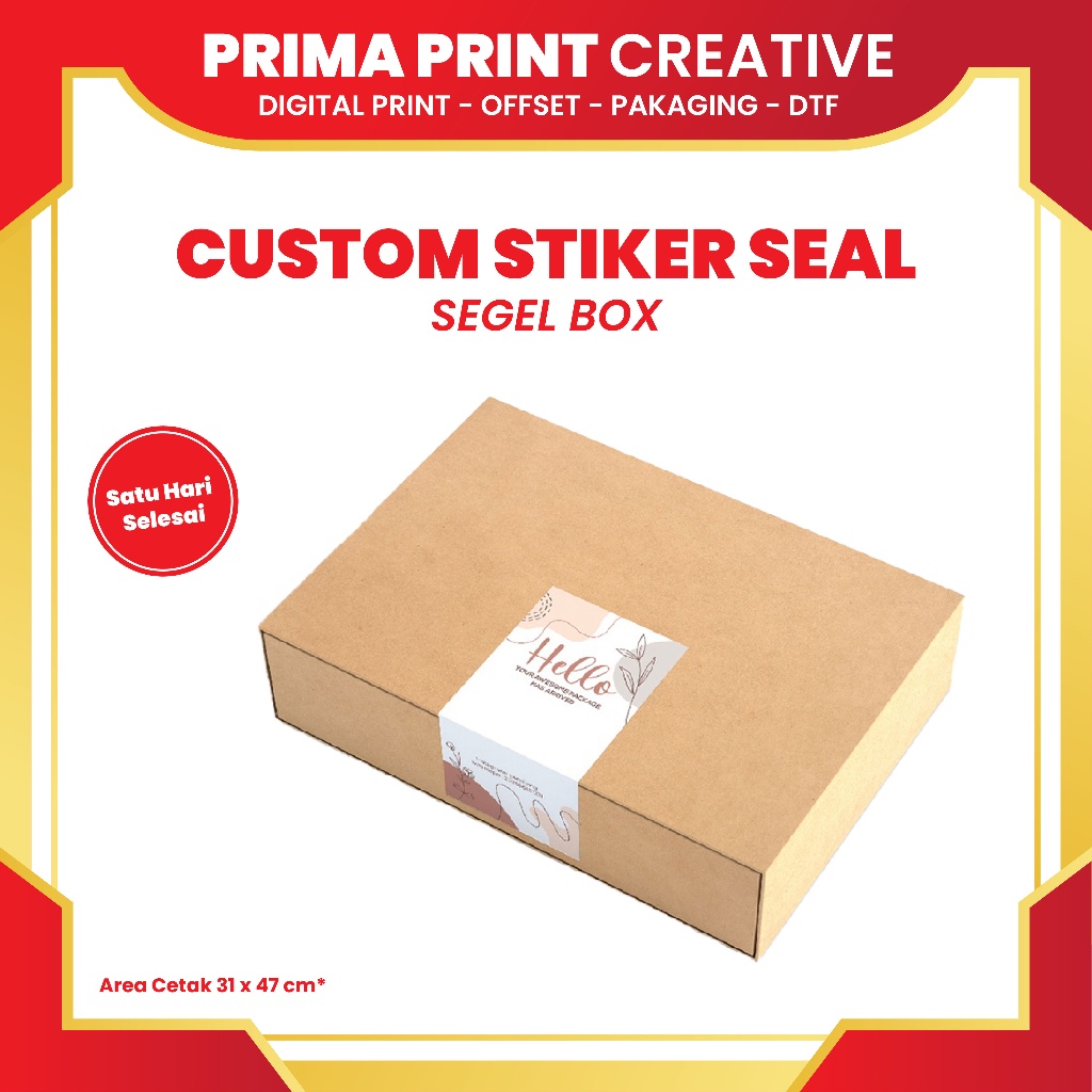 Jual Stiker Segel Custom/Sticker Segel Custom/Sticker Seal/Stiker Seal ...