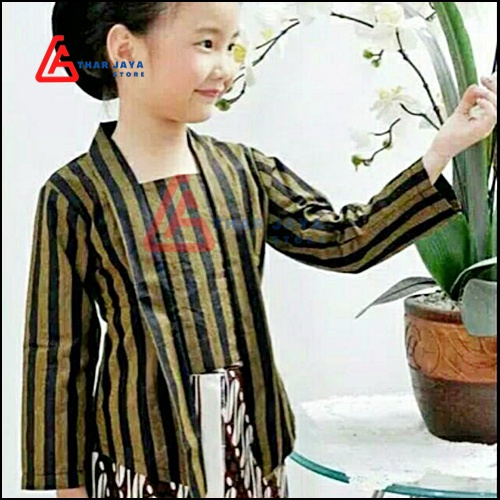 Jual Kebaya anak Alusan Premium | Lurik wanita | Baju adat anak perempuan | Baju adat jawa ...