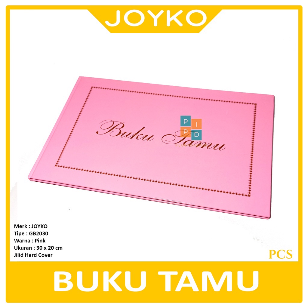Jual JOYKO - Buku Tamu Undangan GB2030 Pink - Pcs | Shopee Indonesia