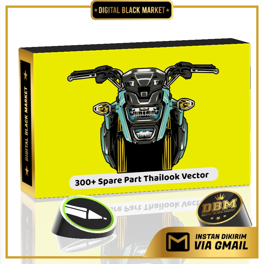 Jual ID14204 - 300+ Spare Part Thailook Vector Set CorelDraw | Shopee Indonesia