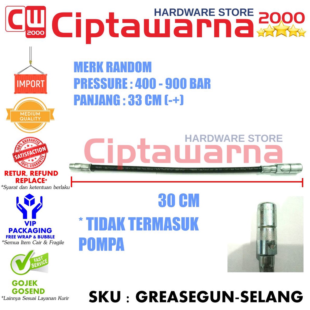 Jual Selang Grease Gun Untuk Pompa Tangan Manual Gemuk Selang | Shopee ...