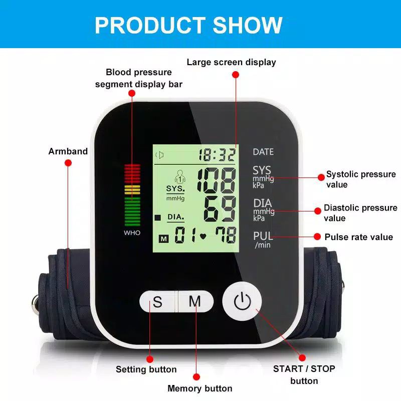 Jual Tensi Digital Portable - Taffware Omicron Pengukur Tekanan Darah ...