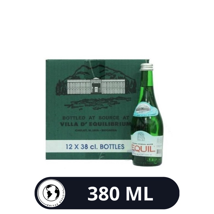 Jual Equil Natural Mineral Water 380 Ml 1 Karton 12 Pcs | Shopee Indonesia