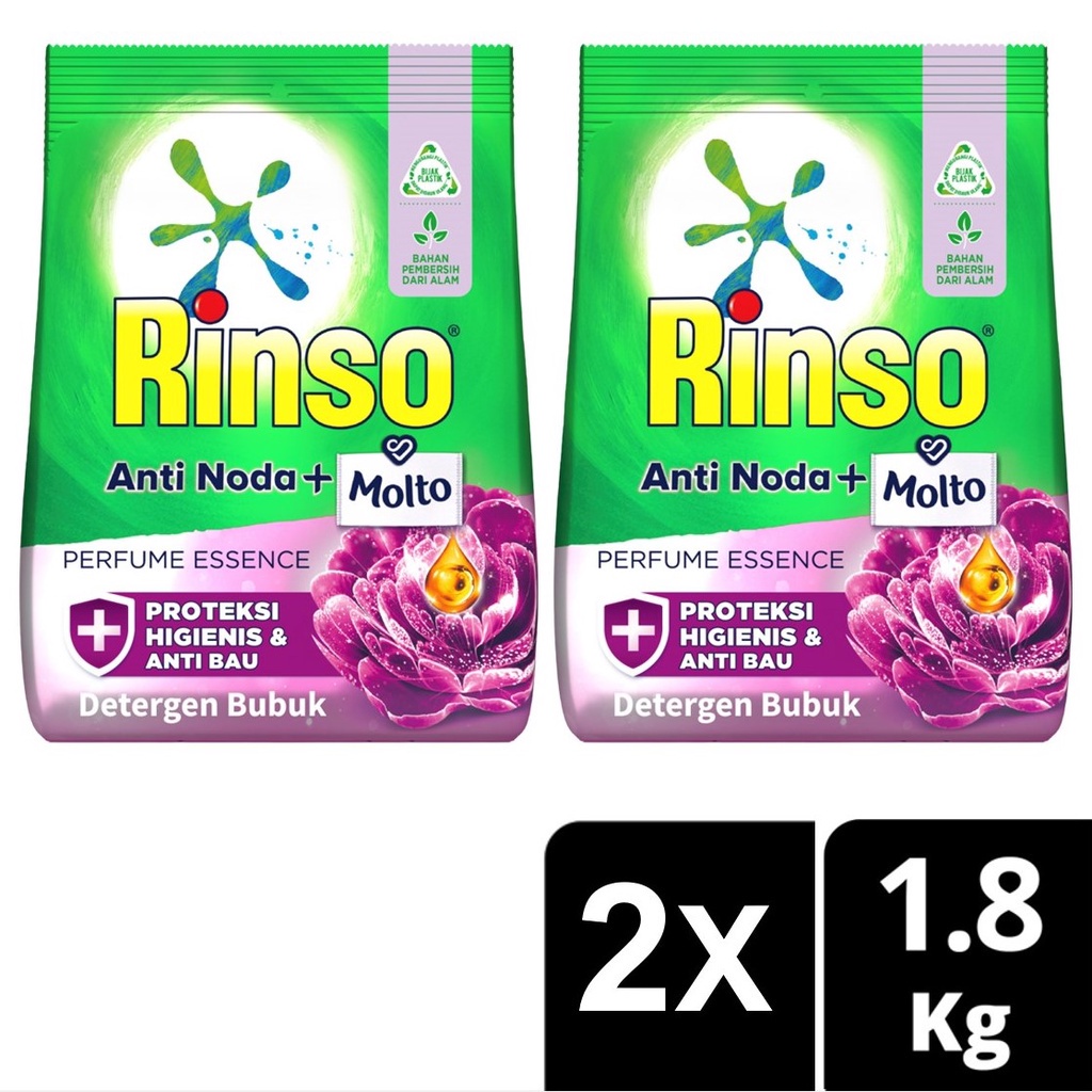Jual Rinso Molto Deterjen Bubuk Detergent PERFUME ESSENCE Proteksi ...