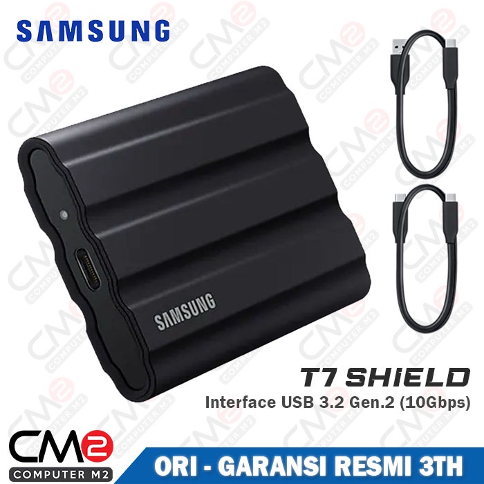 Jual Samsung T7 Shield 1TB USB 3.2 Gen2 - Portable SSD - Hitam | Shopee ...
