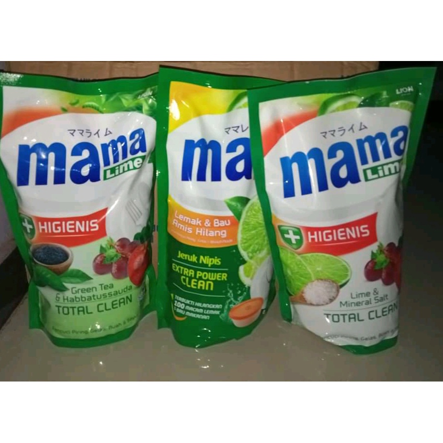 Jual mama Lime Anti Bacteria Lime /Green Tea Refill 680ml | Shopee ...