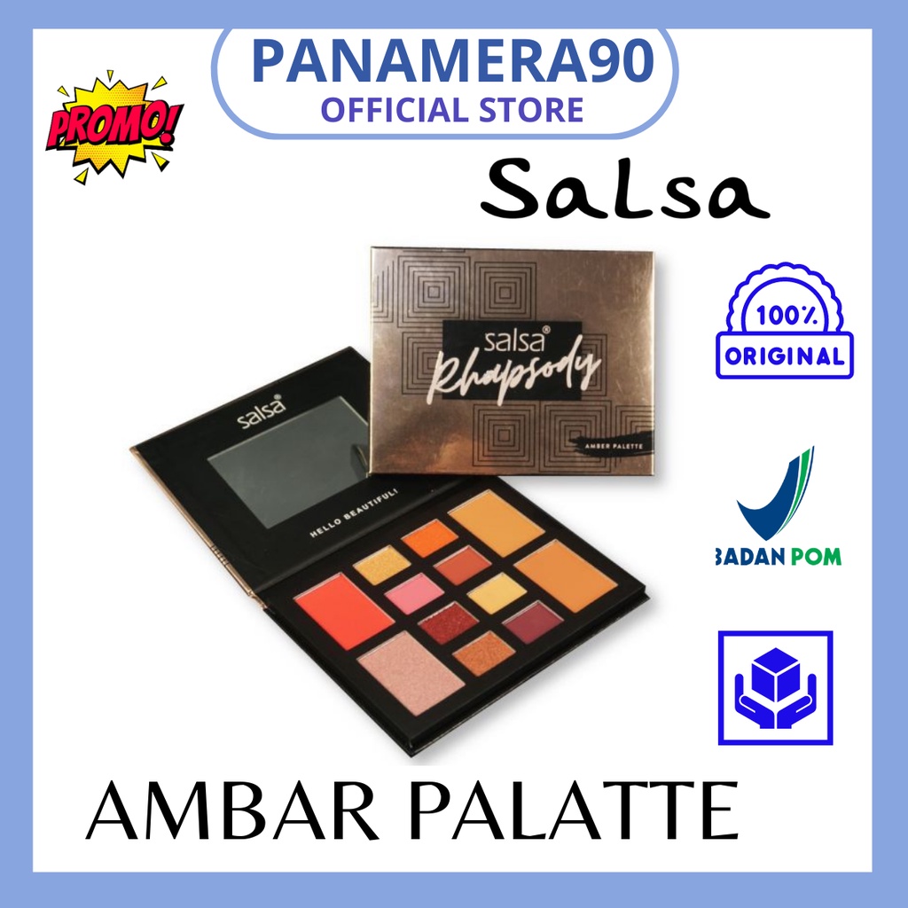 Jual SALSA Rhapsody Face Palette I Make Up I Eyeshadow Palette | Shopee ...