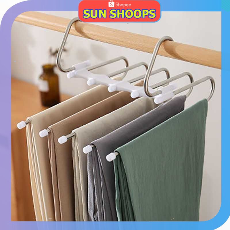 Jual SUN SHOOPS - RAYS Hanger Gantungan Baju Susun Retracable Trouser ...
