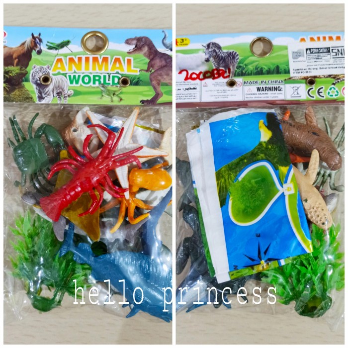 Jual MAINAN ANIMAL WORLD HEWAN LIAR SEA WORLD DINOSAU FIGURE MINIATUR ...