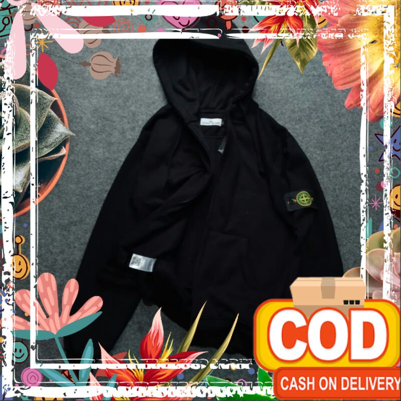 Jual Jaket Sweater Hoodie STONE ISLAND premium full tag & lebel/ Produk ...