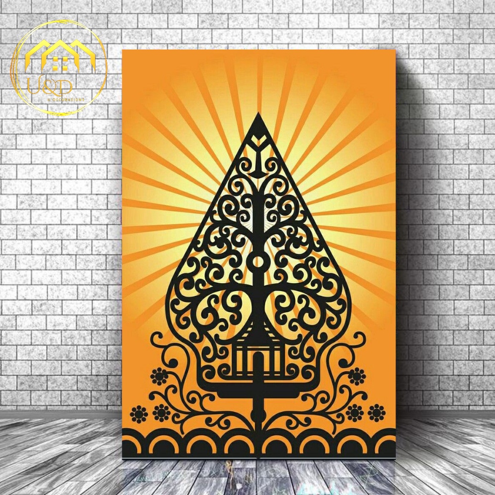 Jual POSTER KAYU WAYANG KULIT - POSTER WAYANG KULIT - HIASAN DINDING ...