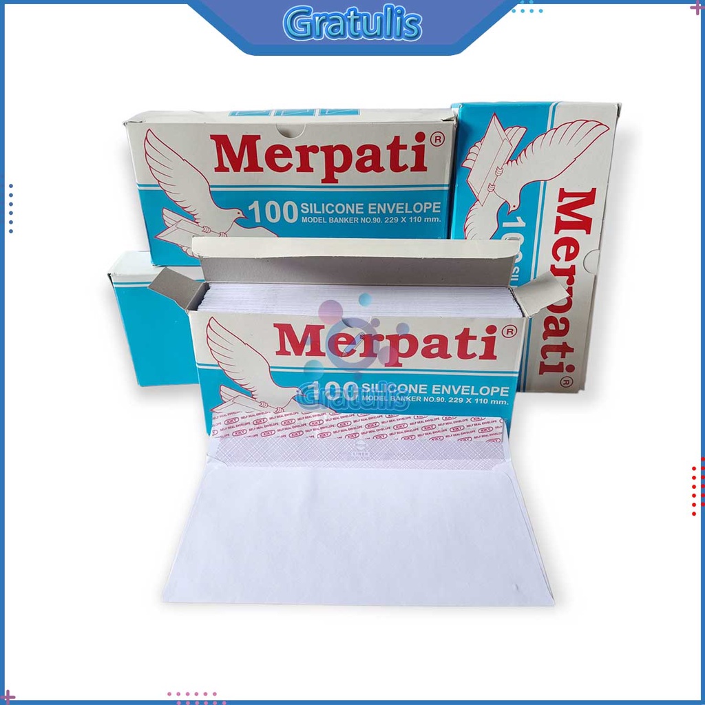 Jual AMPLOP PUTIH POLOS KIKY MERPATI [NO.90/1 PAK] / AMPLOP SURAT JUMBO ...