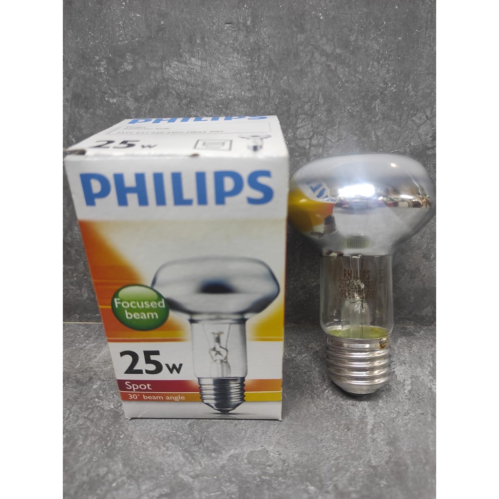Jual LAMPU SOROT SPOT R63 25 WATT - PHILIPS - WARM WHITE | Shopee Indonesia