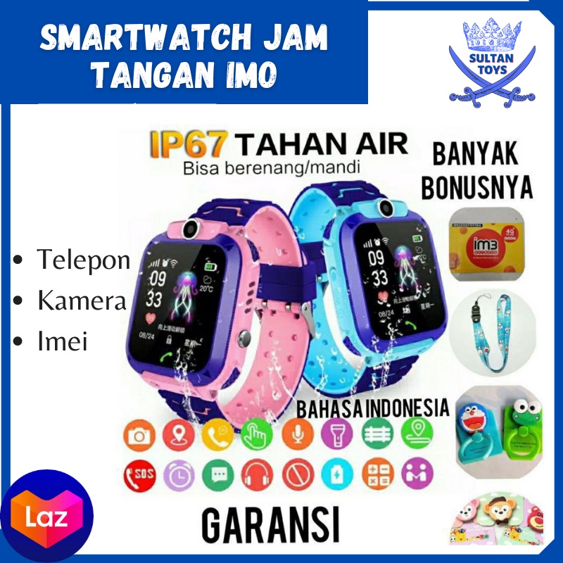 Jual smartwatch jam tangan anak pintar imo antiair imoo emo aimo anak ...